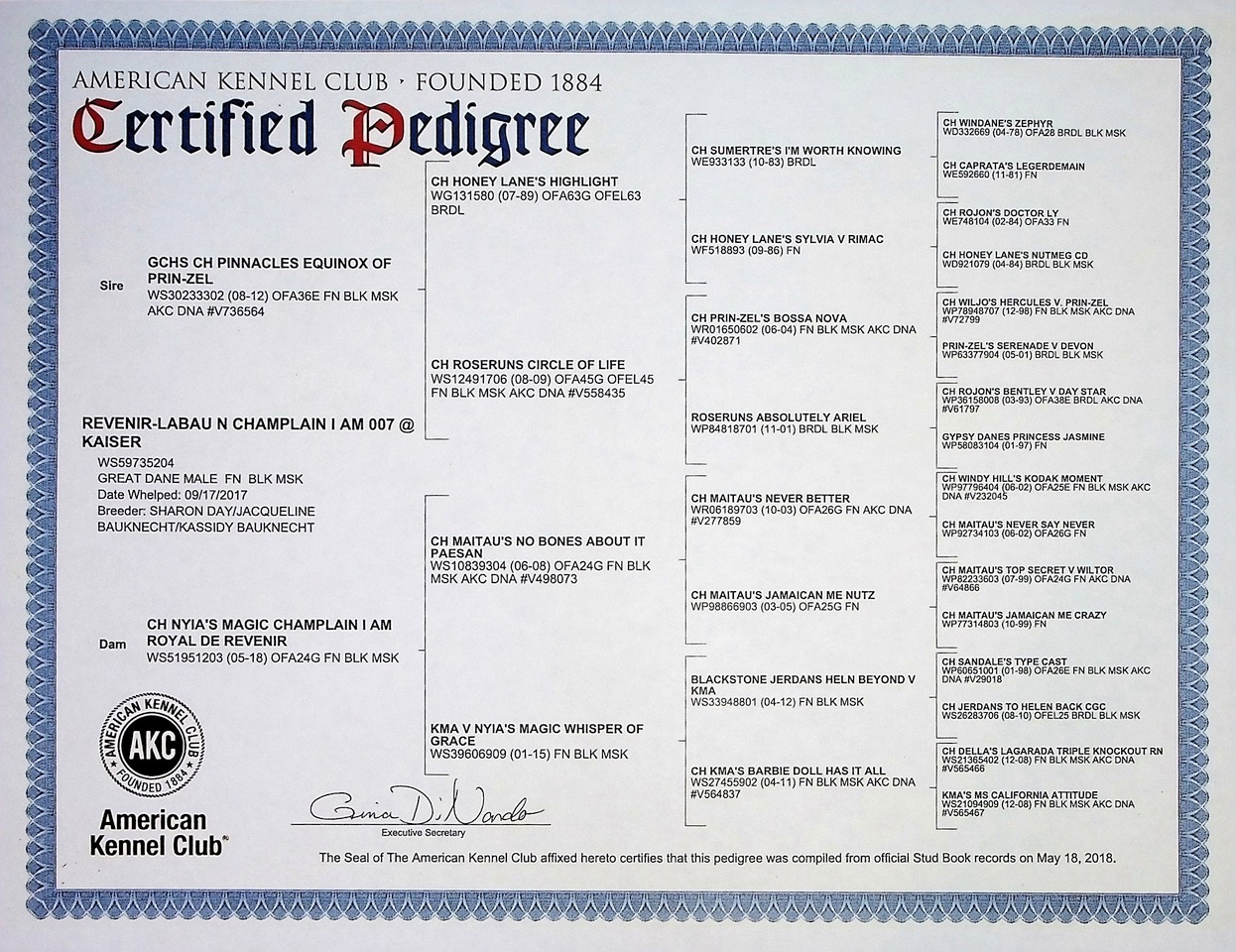 Meet The Parents : Mount Hood Danes